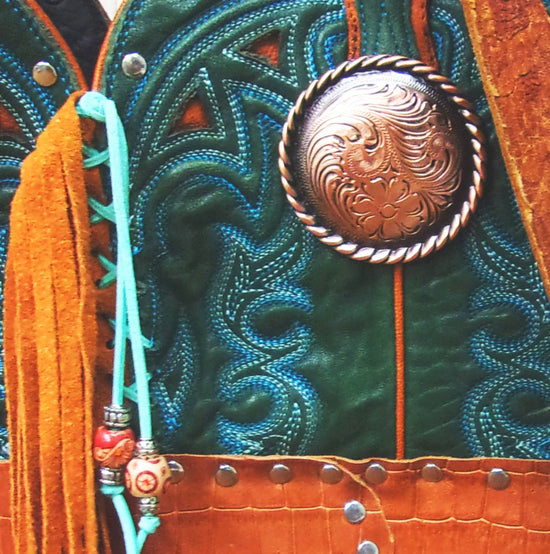 TS308 Cowboy Boot Purse - Fringe Bag - Western Handmade – Chris ...